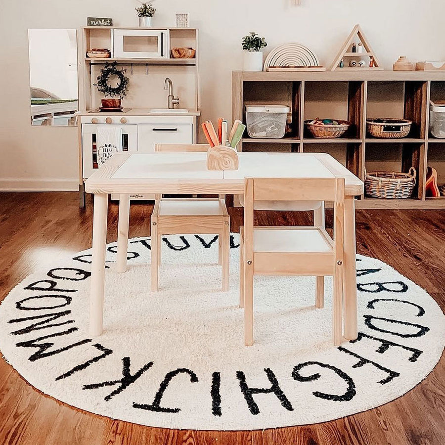 Lorena Canals ABC Round Washable Rug | Modern Nursery™