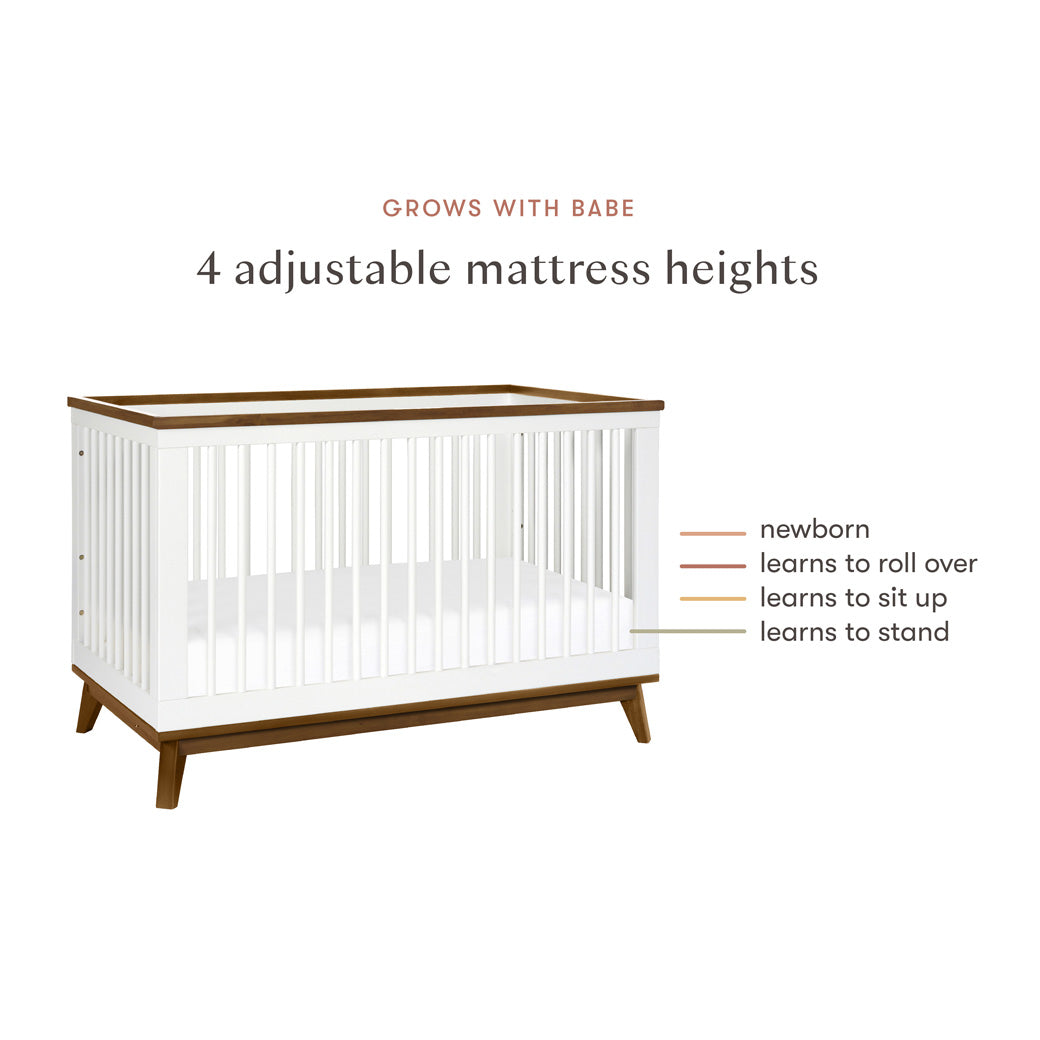 Babyletto Scoot 3-in-1 Convertible Crib + Toddler Rail | Modern Nursery