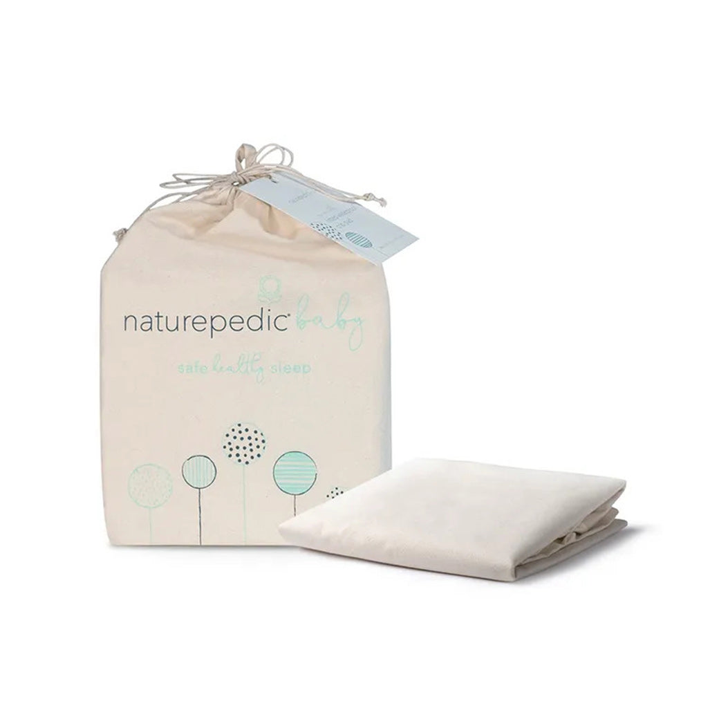 Naturepedic Organic Cotton Waterproof Fitted Crib Mattress Pad | Modern ...