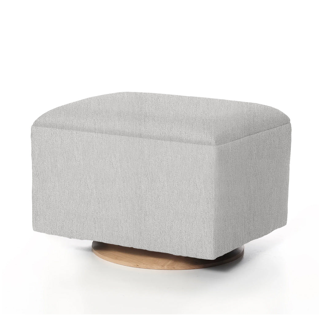 Oilo Small Stationary Ottoman With Wood Base | Modern Nursery™